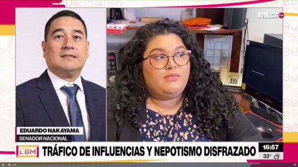 Nakayama asegura que sin dudas hay nepotismo y tráfico de influencia ... Nakayama asegura que sin dudas hay nepotismo y tráfico de influencia ...